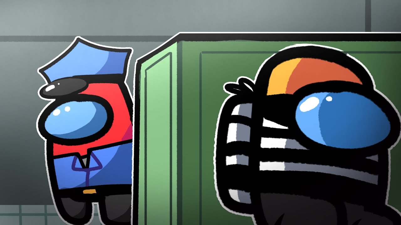 Among Us POLICIA e LADRÃO - YouTube