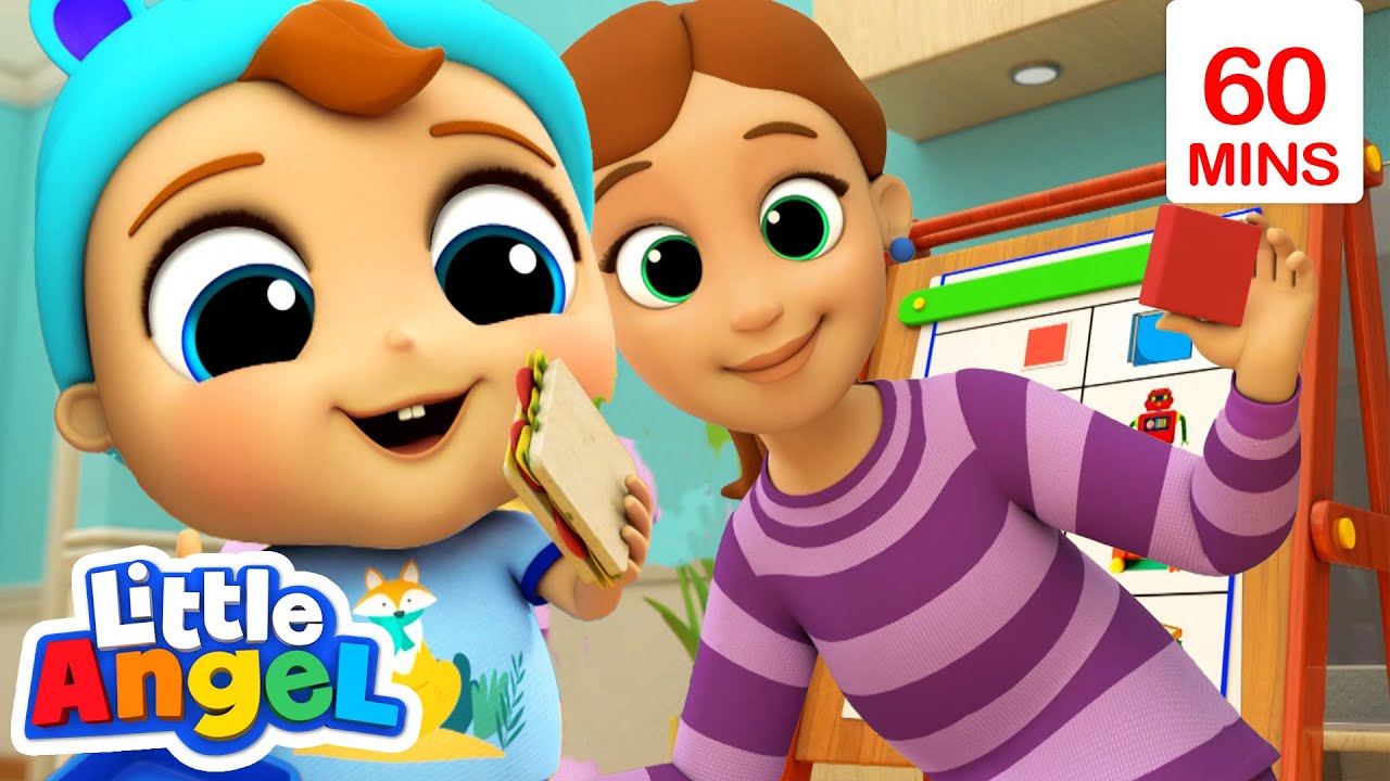 What Shape Is This? | Learn Shapes & Colors | Little Angels Kids ...