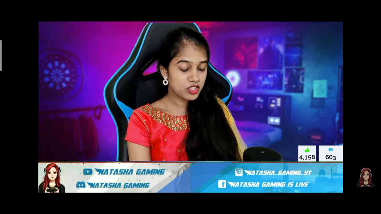 NATASHA FACE REVEAL 😍||NATASHA GAMING FACE REVEAL 😍||NATASHA FACE LIVE ...