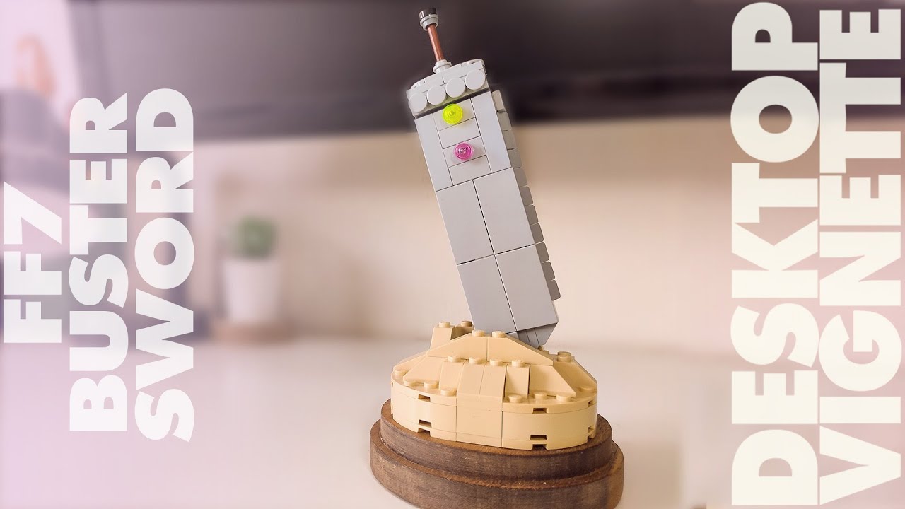 Lego Final Fantasy 7 Buster Sword Desktop Vignette - YouTube