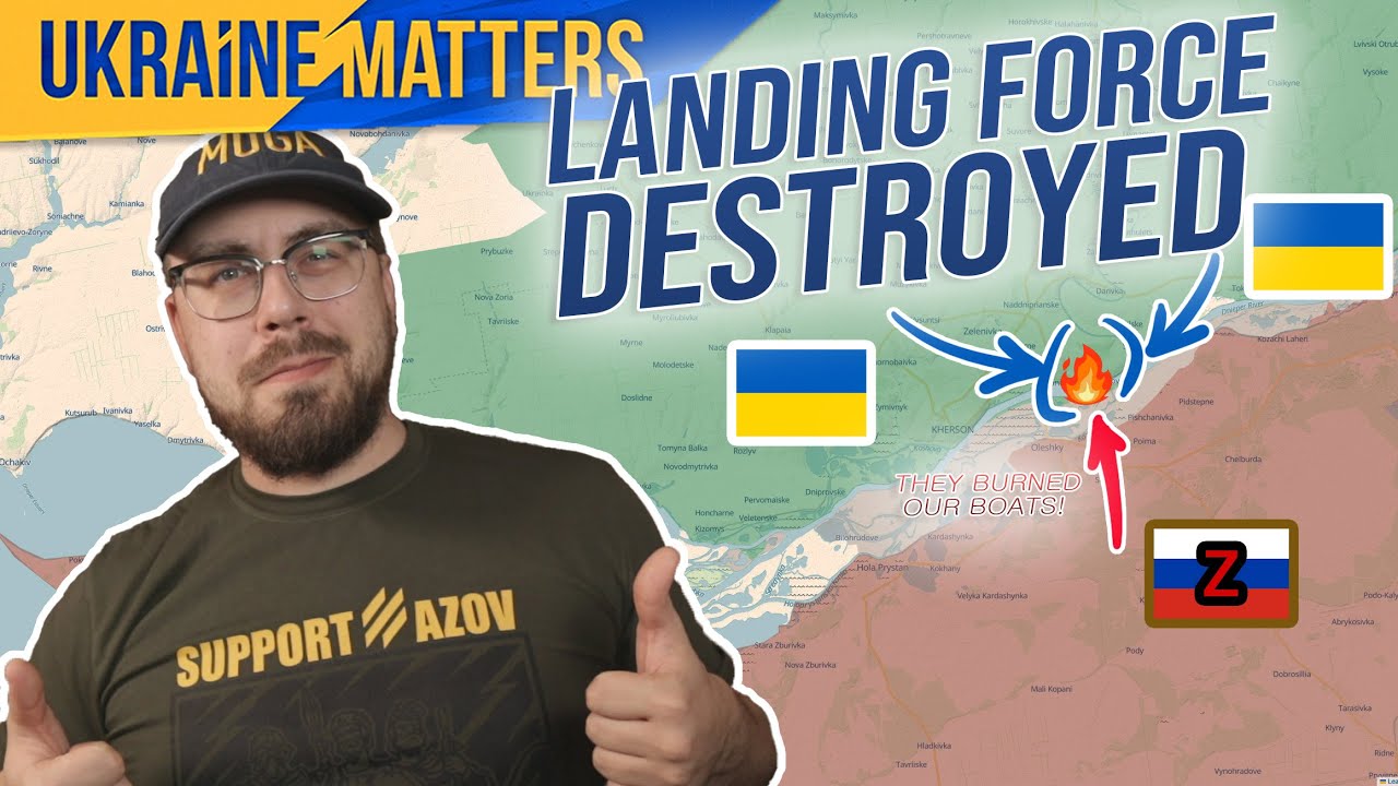 Ukraine DESTROYS Russian River Crossing - War Map Update - YouTube