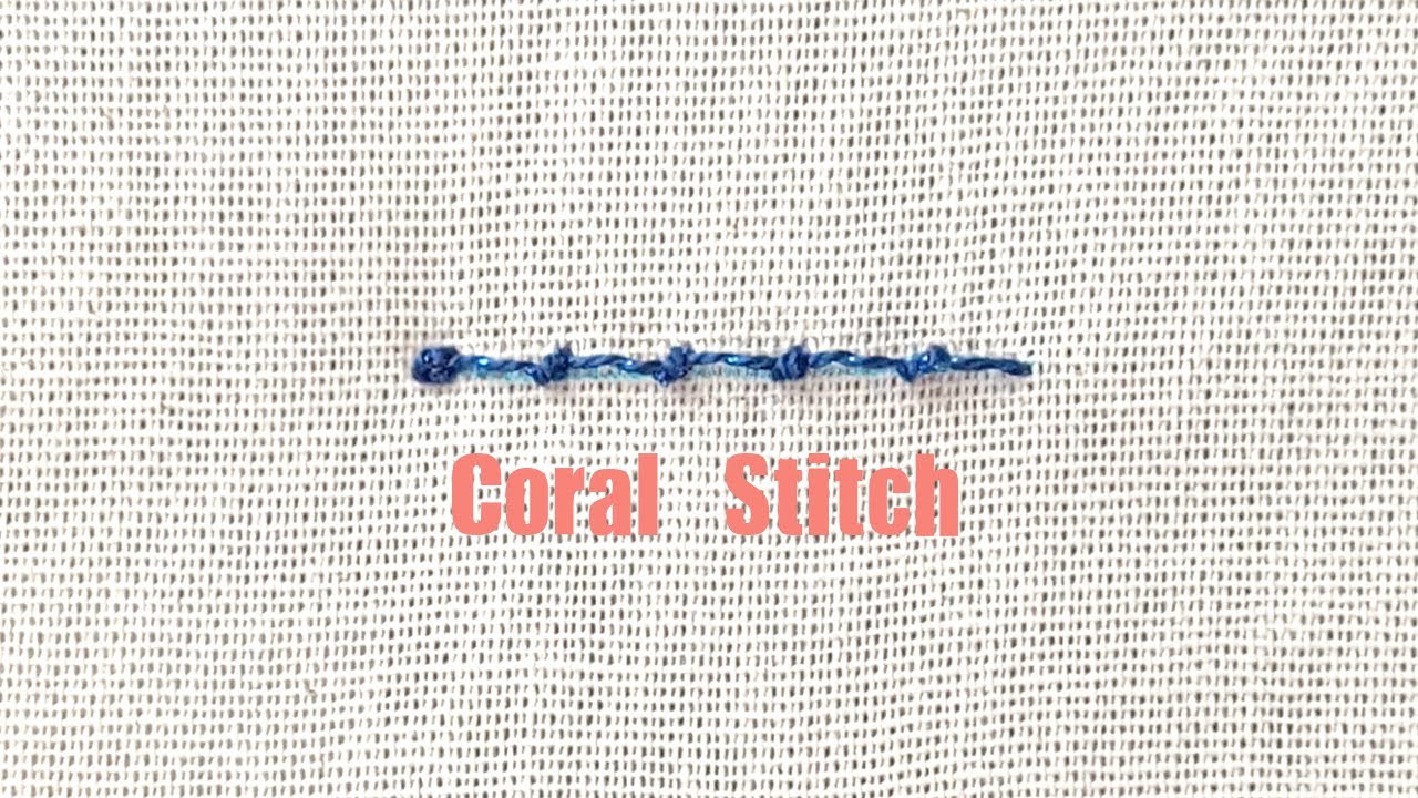 코럴 스티치 Coral Stitch - YouTube