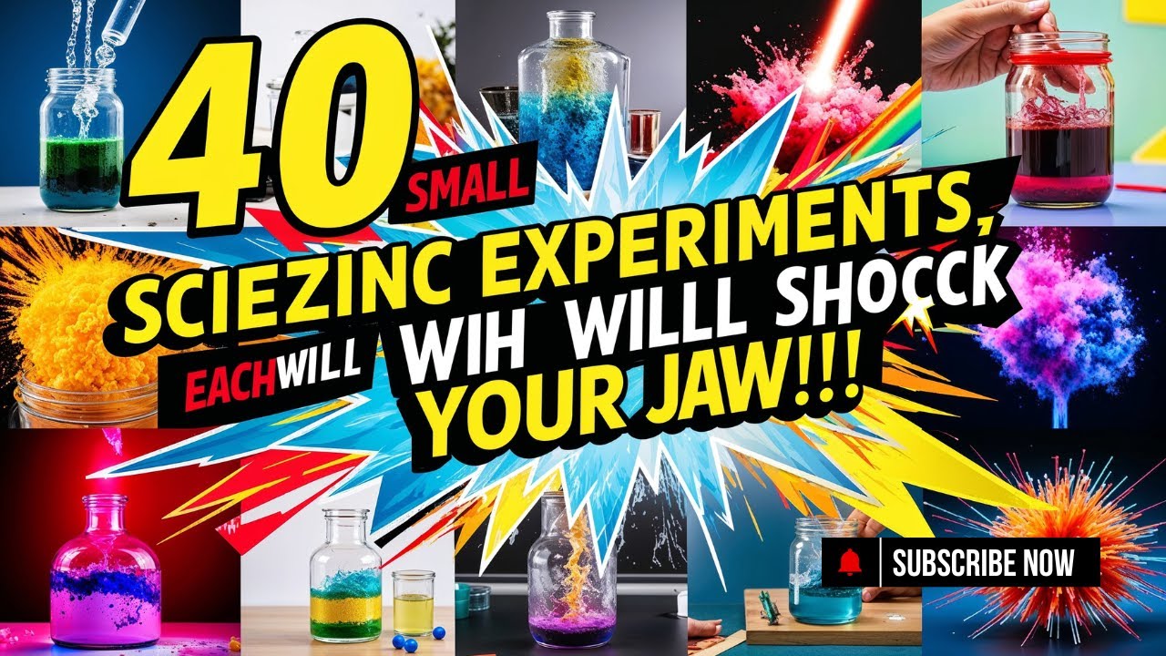 40 Small Science Experiments, Each Will Shock Your Jaw!!! - YouTube