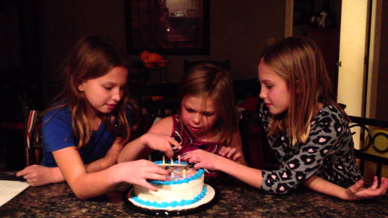Avery's 8th Birthday - Happy Birthday song - YouTube