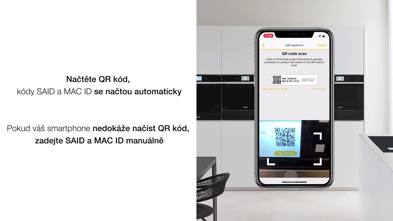 Whirlpool 6th Sense Live App nastavení aplikace - YouTube