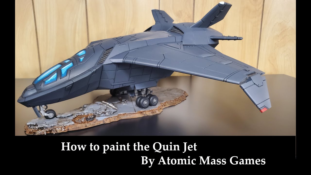 New year! How to paint Marvel's "Quin Jet" - YouTube