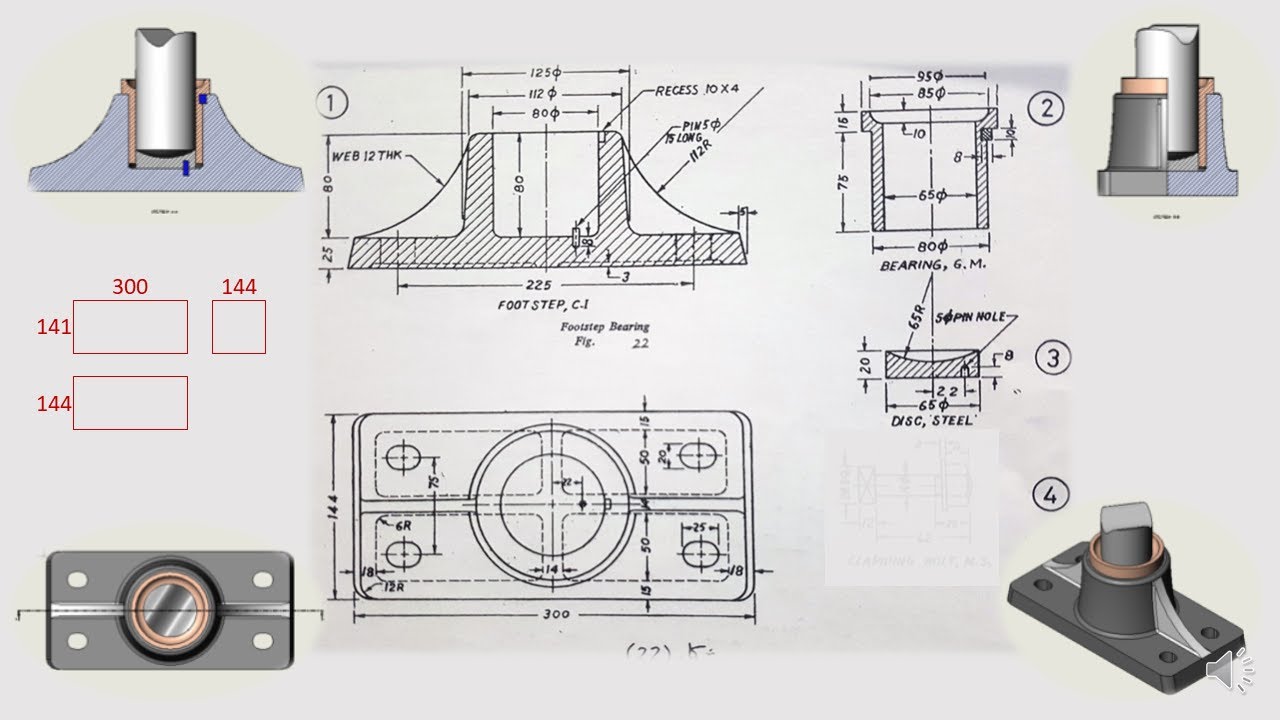 Section (3) Footstep Bearing - YouTube