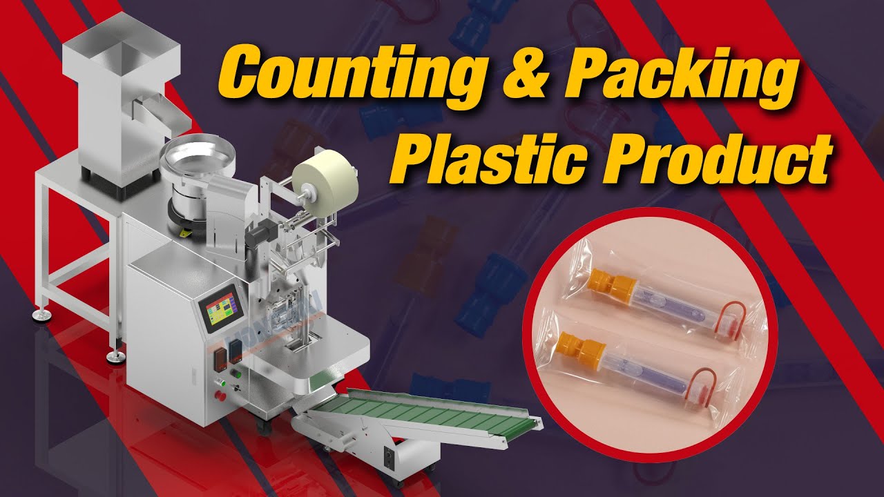 Automatic Counting Packing Machine for Plastic Products - YouTube