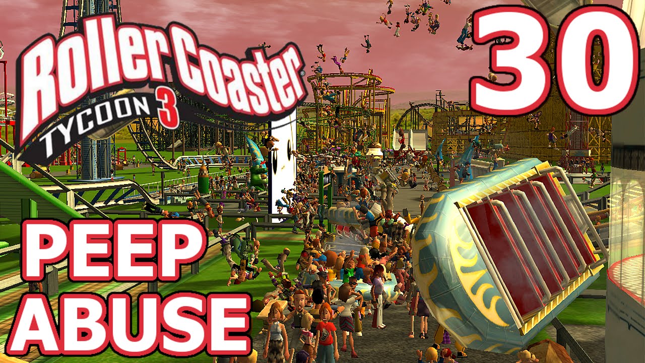 Peep Abuse (RollerCoaster Tycoon 3) - Part 30 - ATTACK OF THE BOATS ...