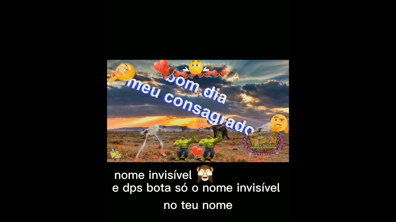 como ter o nome invisível e o título do vídeo invisível - YouTube
