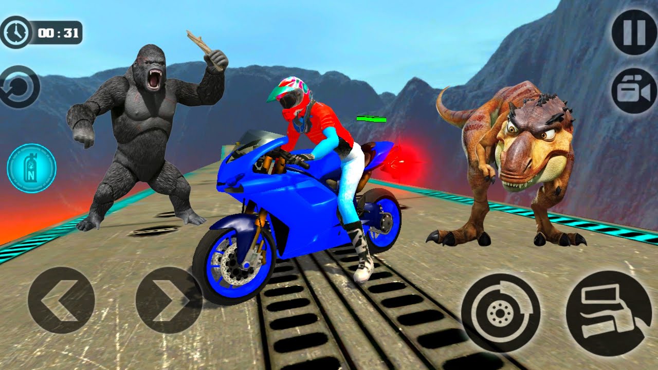 Impossible Motor Bike Stunt Games - Motorcycle Racing Stunt Game - Bike ...