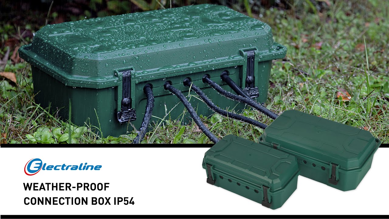 WEATHER-PROOF CONNECTION BOX IP54 - YouTube