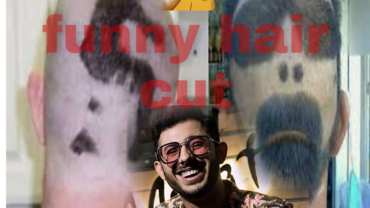 funny hairstyles cutting #hair cut funny videos #carryminati new funny ...