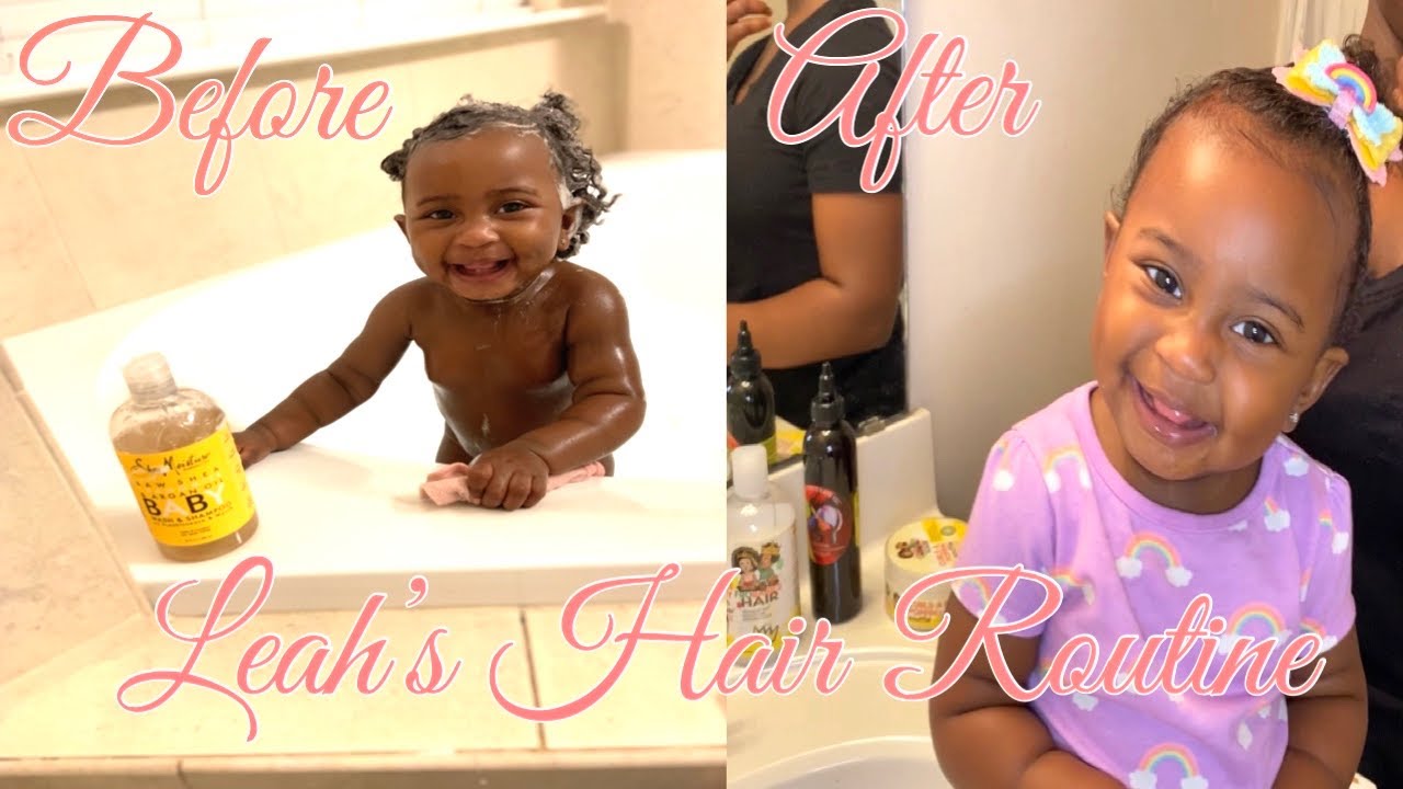 Leah’s HAIR ROUTINE | Wash Day & Style - YouTube
