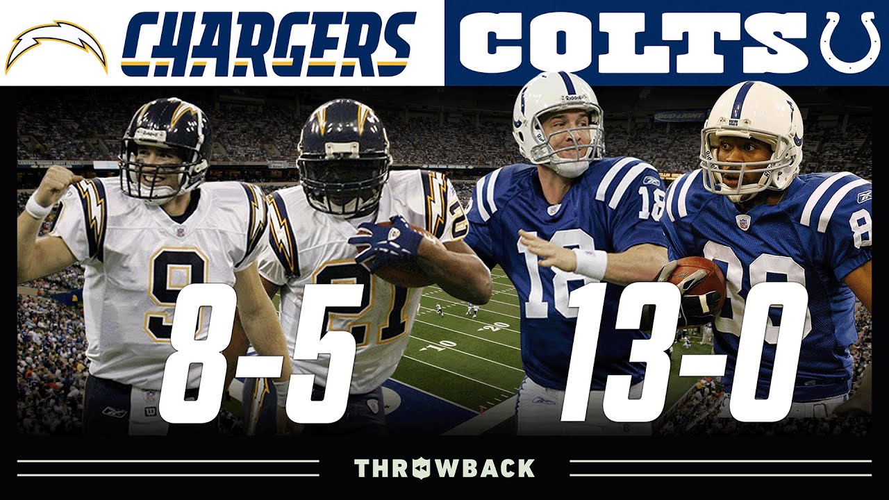 Undefeated Colts SHOCKED! (Chargers vs. Colts 2005, Week 15) - YouTube