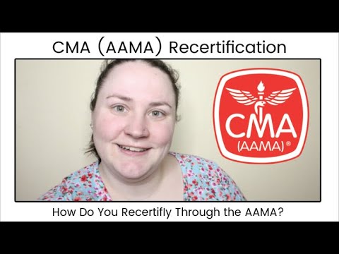 CMA (AAMA) Recertification Process | Allie Young - YouTube