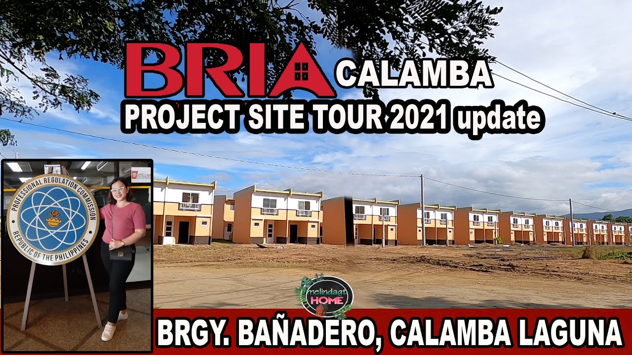 Update 2021 Bria Homes Calamba Bañadero | Site Tour Bria Bañadero - YouTube