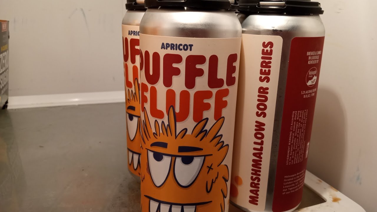 Holsopple Brewing: Apricot Puffle Fluff Marshmallow Sour Ale - YouTube
