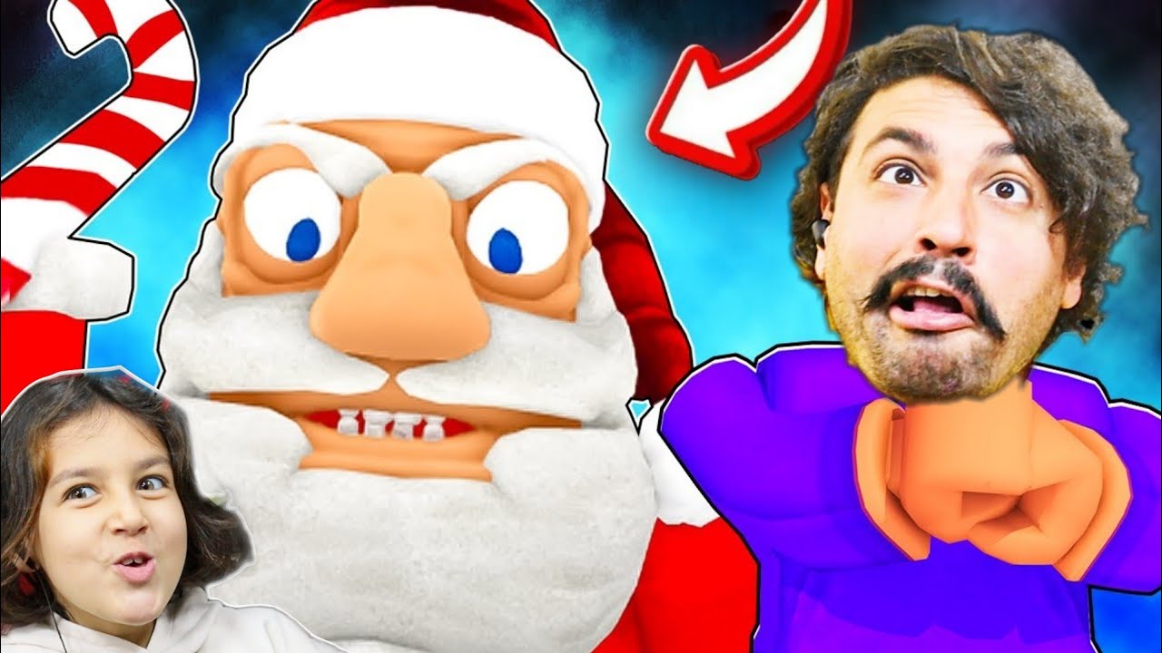 KORKUNÇ DEV NOEL BABANIN EVİNDEN KAÇIYORUZ 😱 ROBLOX EVIL SANTA ESCAPE ...