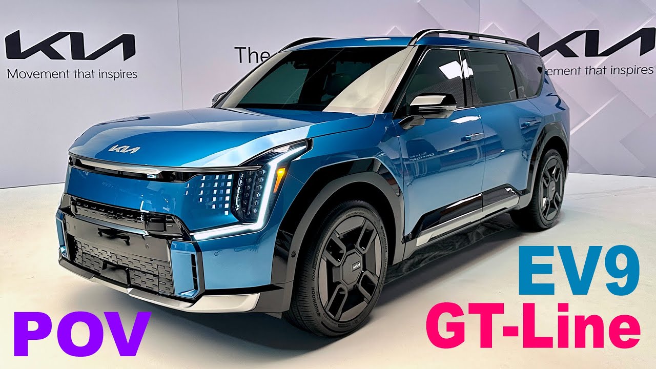 Kia EV9 GT-Line & Land Trims Detailed View 4K POV - YouTube