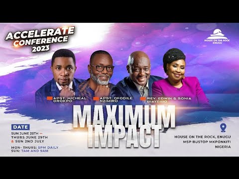 ACCELERATE CONFERENCE DAY 2 || MONDAY 26TH JUNE 2023 - YouTube