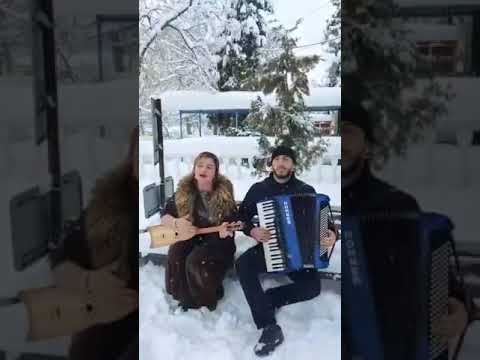 Даргинская песня. Дагестан. Снег. Красота.