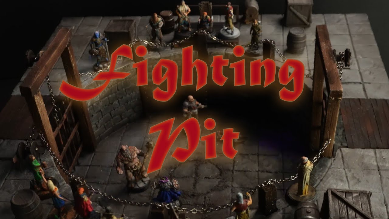 Table Top Fighting Pit/Arena For Dungeons and Dragons and other TTRPG ...