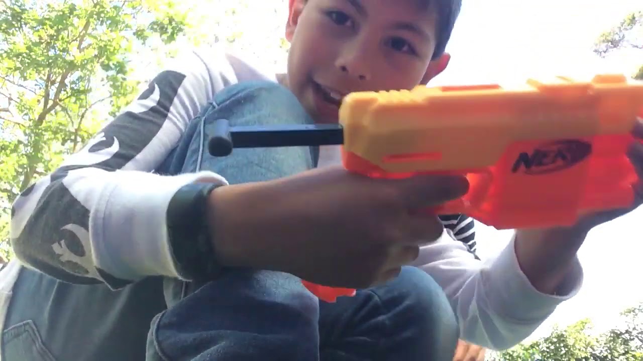 Ryan and Jayden’s First Nerf Video - YouTube