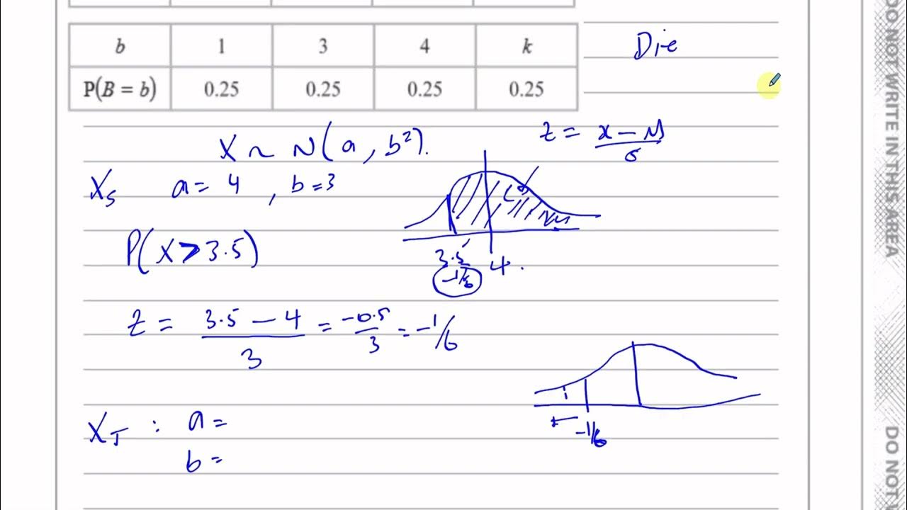 WST01/01 (IAL) Edexcel S1 Jun/Oct 2020 Q6 Discrete Random Variables - YouTube