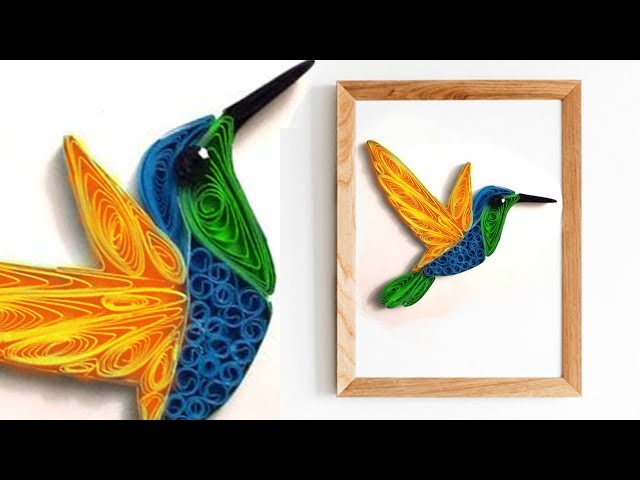 Bird Quilling Patterns Printable Design Art 'Red Paper Quilling Of