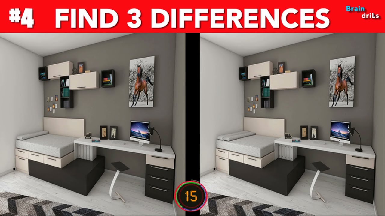 CAN YOU FIND THE DIFFERENCE !? | 100%FAIL | ROOMS EDITION |#7 - YouTube