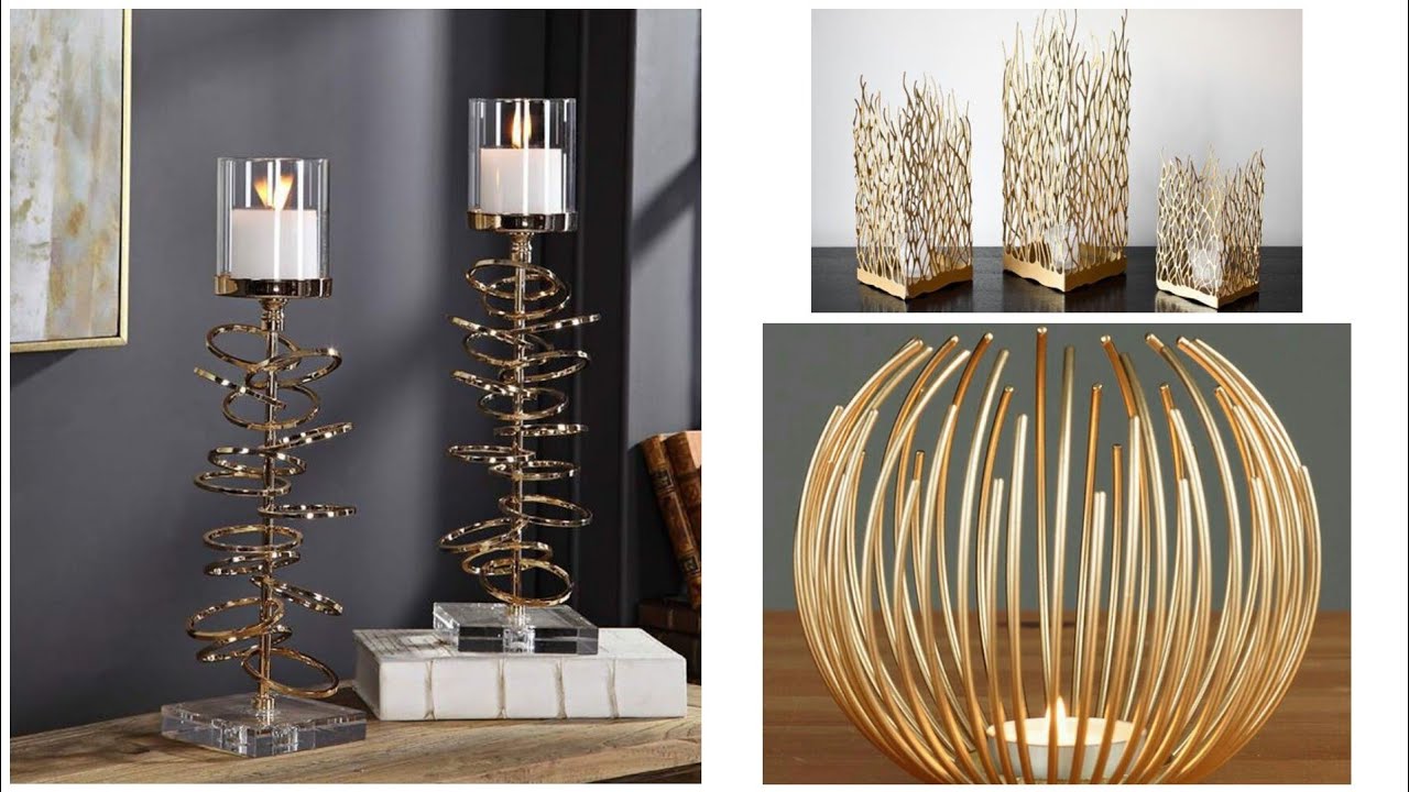 69+ Beautiful candle holder designs||Unique and elegant decorative ...