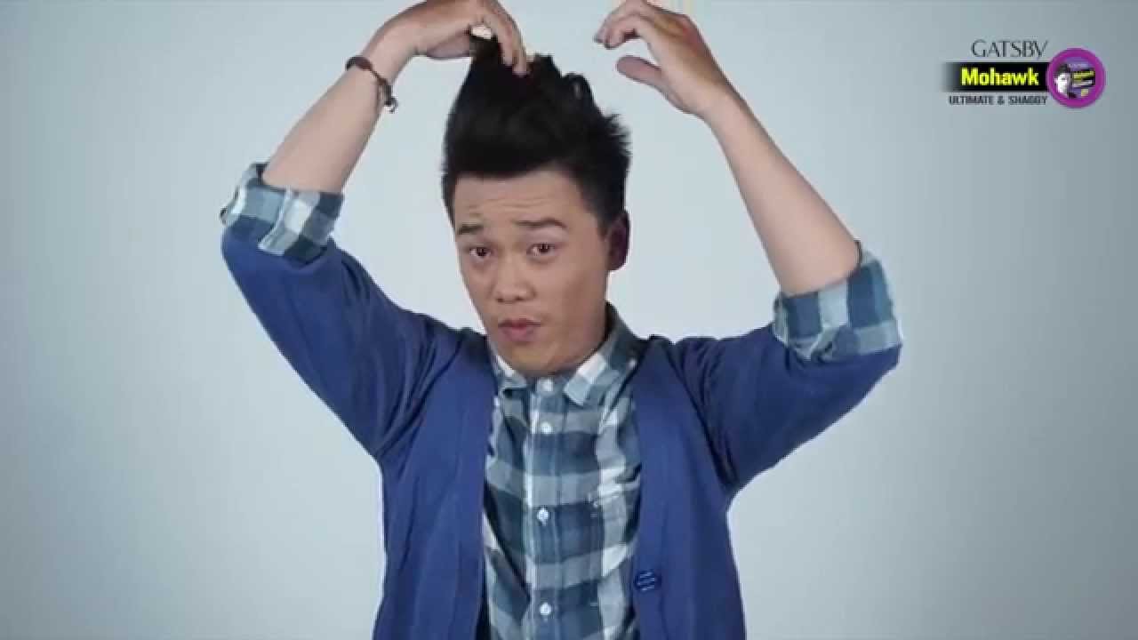 Gatsby Styling Wax Ultimate & Shaggy - Mohawk Style - YouTube