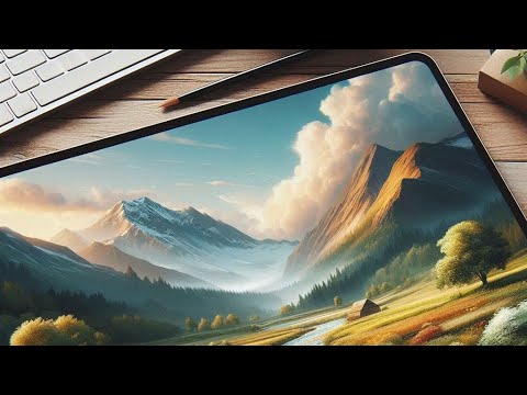 Contemporary Landscape Digital Painting | Modern Scenery Art in Digital ...