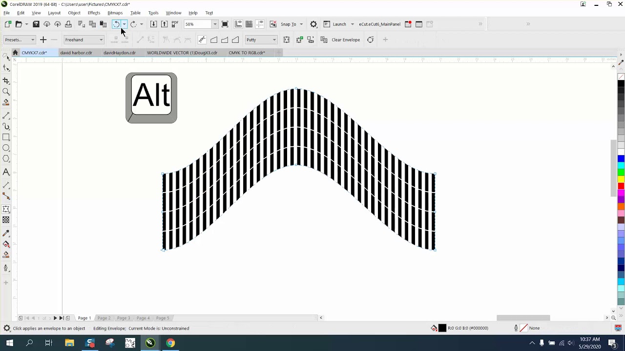 Corel Draw Tips & Tricks Free Hand Pick Tool Part 3 - YouTube