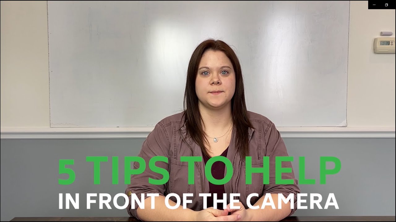 5 Tips for Recording Videos of Yourself - YouTube