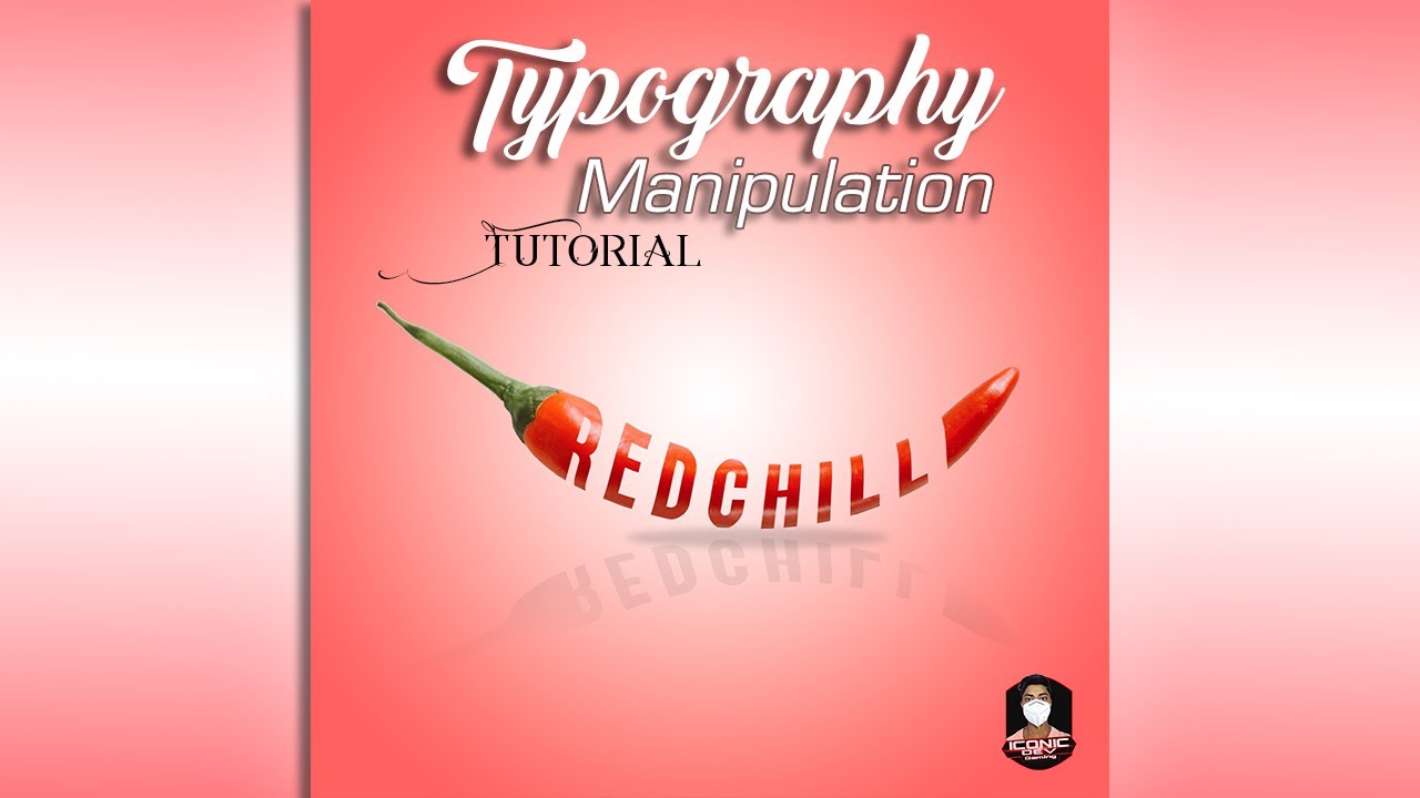 Red Chilli typography Tutorial in photoshop by Iconic Dev - YouTube