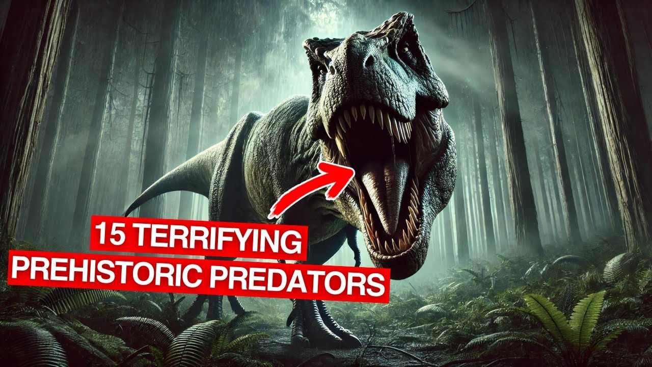15 Most Terrifying Prehistoric Predators - YouTube