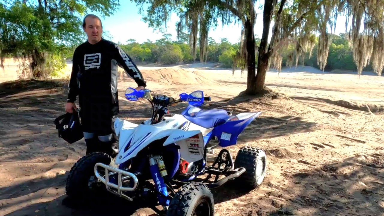 YFZ450R riding with Yamaha blaster and KTM 350 SXF - YouTube