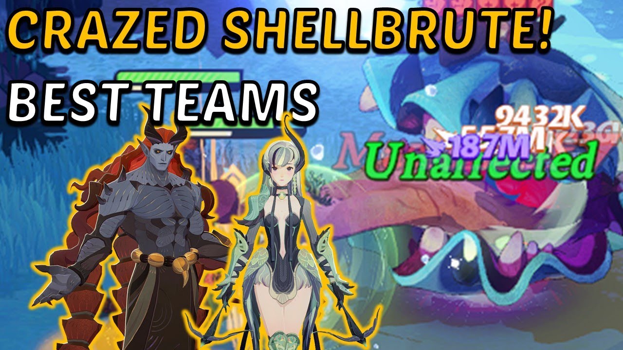 TOP 10 TEAMS FOR CRAZED SHELLBRUTE THE NEW PRIMAL LORD! # ...