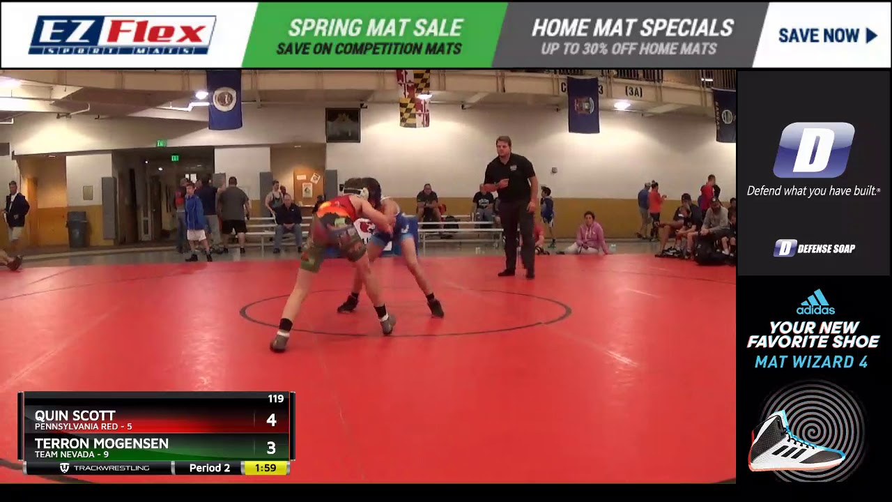 Mat 11 119 Quin Scott Pennsylvania Red Vs Terron Mogensen Team Nevada ...