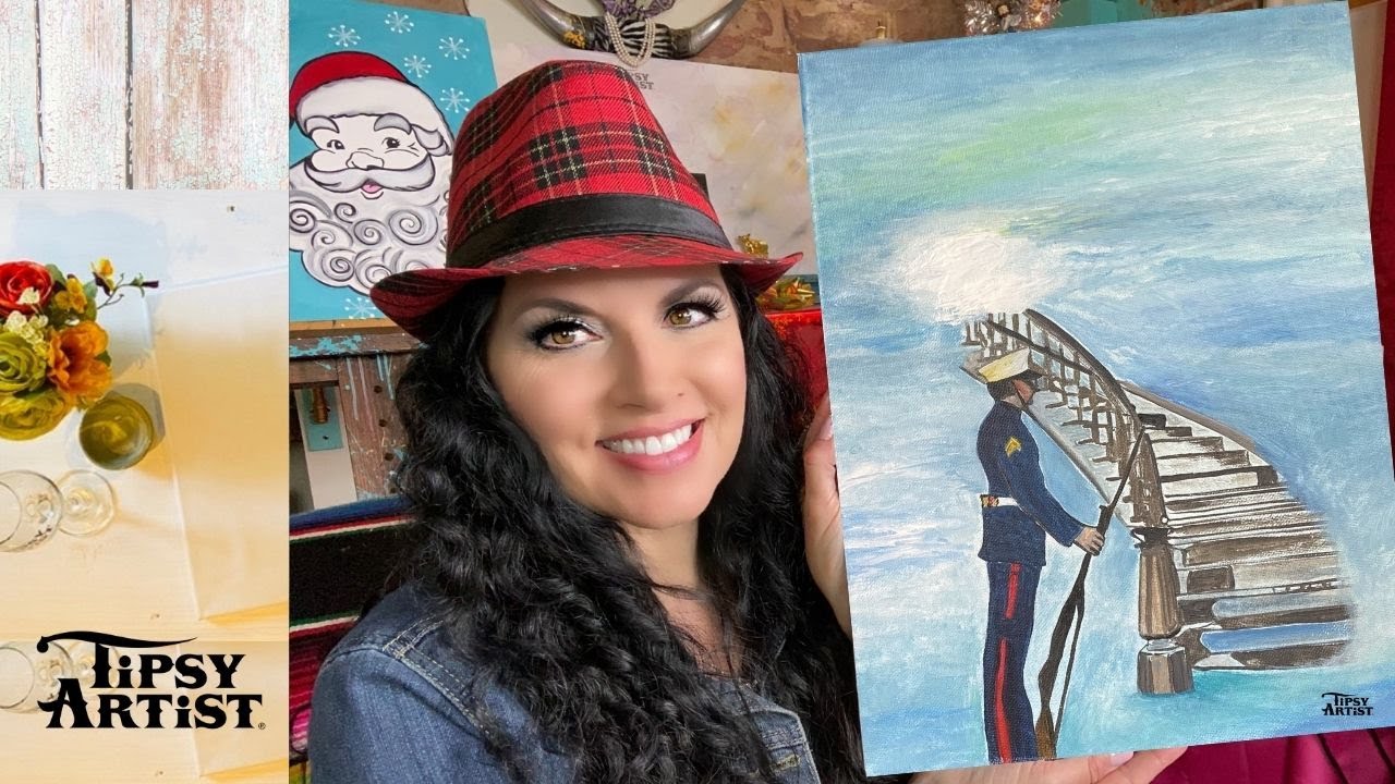 Painting Tutorial of Marine Stairway to Heaven with the Tipsy Artist ...
