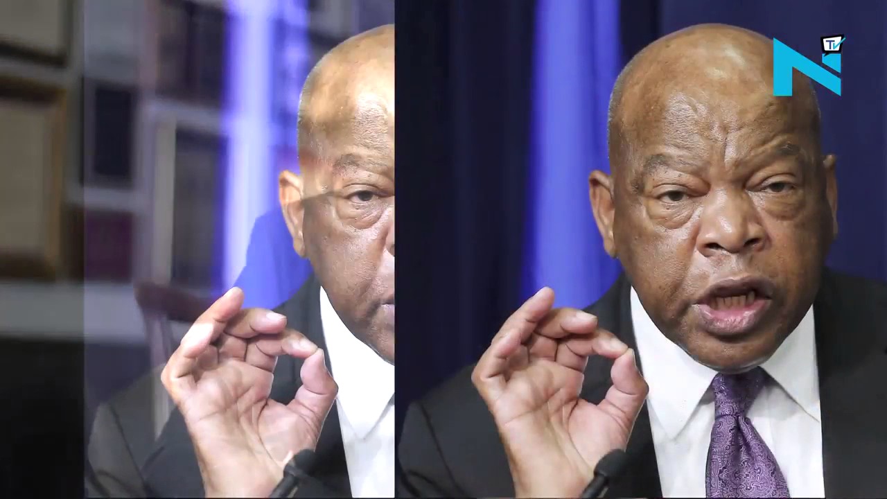 Trump attacks civil rights legend John Lewis on Twitter 1 - YouTube