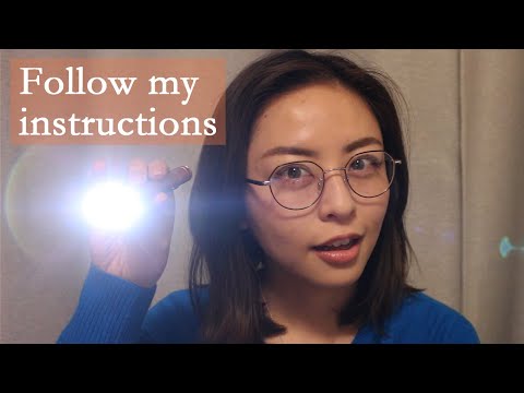 [ENG] ASMR | Follow my instructions | light movement💡| soft spoken