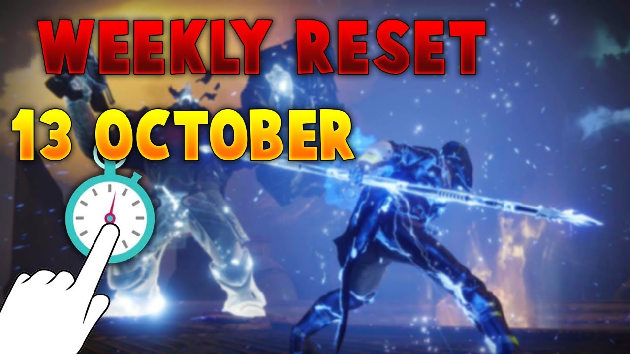 Getting Ready For The Weekly Reset - Destiny 2 - YouTube