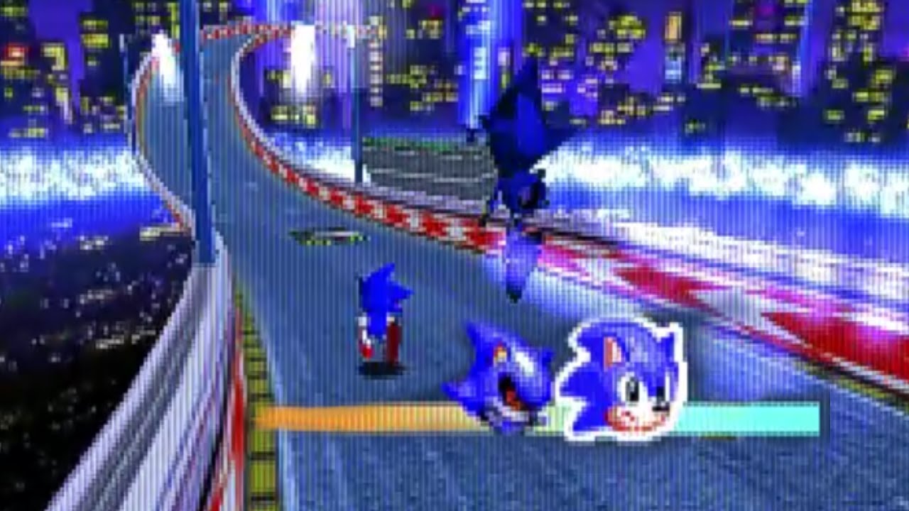 Sonic Vs Metal Sonic SADX Boss Race VHS Tape - YouTube