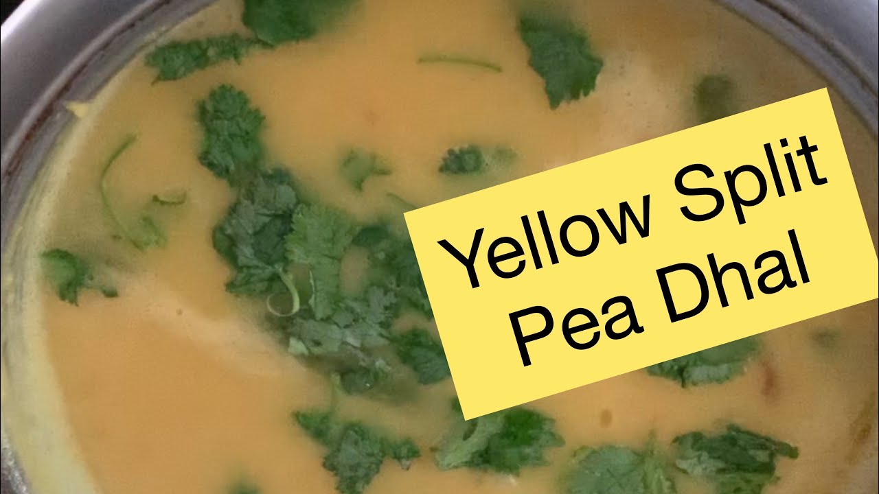 How to make Split Pea Dhal - YouTube
