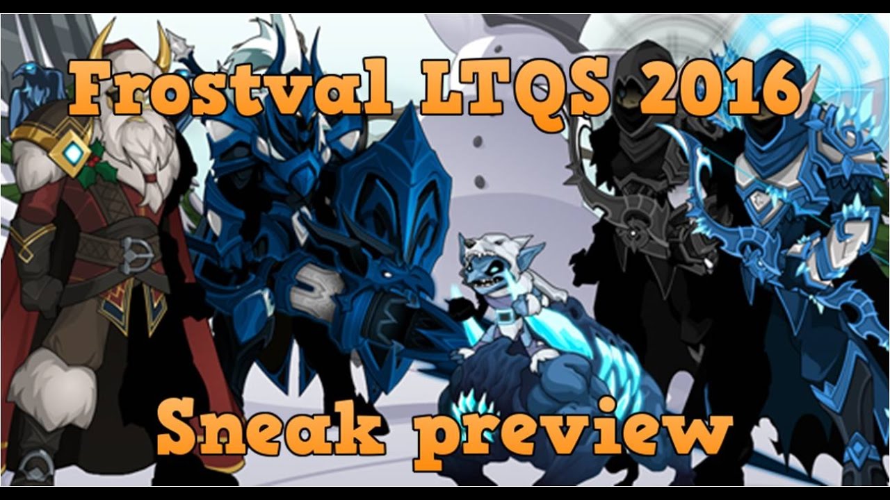AQW Frostval Limited Quantity shop 2016 | Preview - YouTube