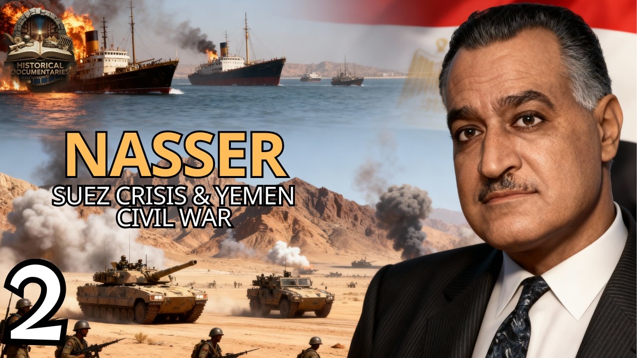 Nasser Part Two: Suez Crisis & Yemen Civil War Documentary - YouTube