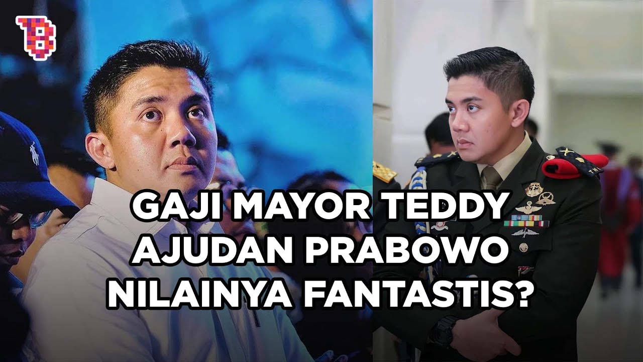 Jadi idola kaum hawa, ini tugas dan gaji Mayor Teddy sebagai ajudan Prabowo - YouTube